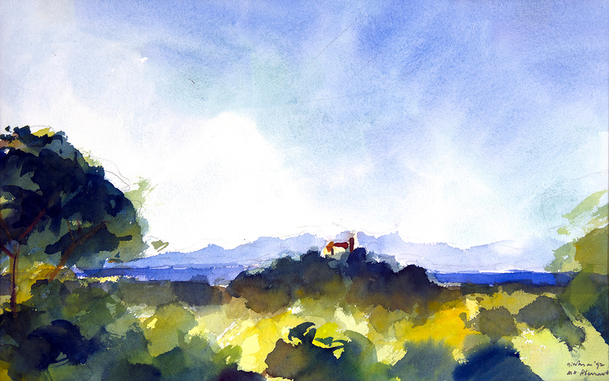 1992-Jackie Hinkson-View from the Balcony, Mt – Central Bank Museum